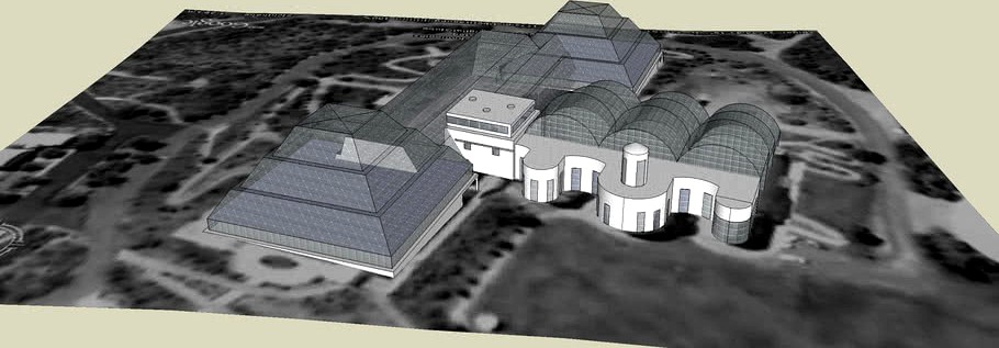 Biosphere 2 3d model