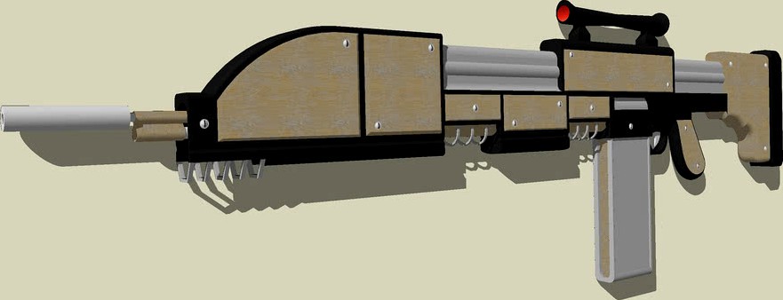 Prototype Rifle 3d model