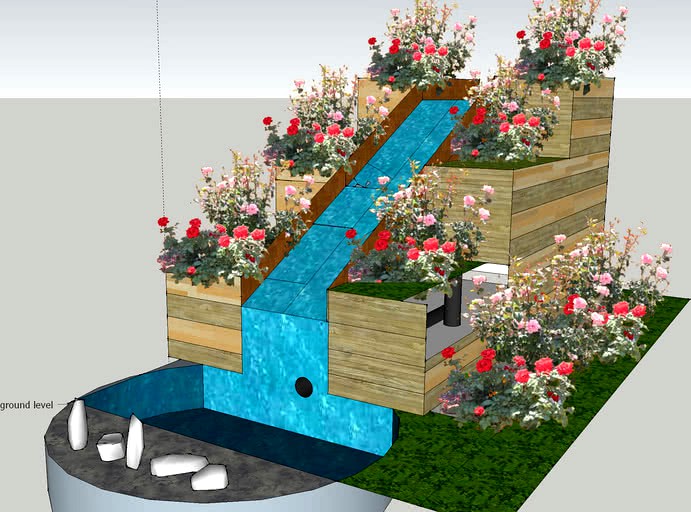 water feature 3d model