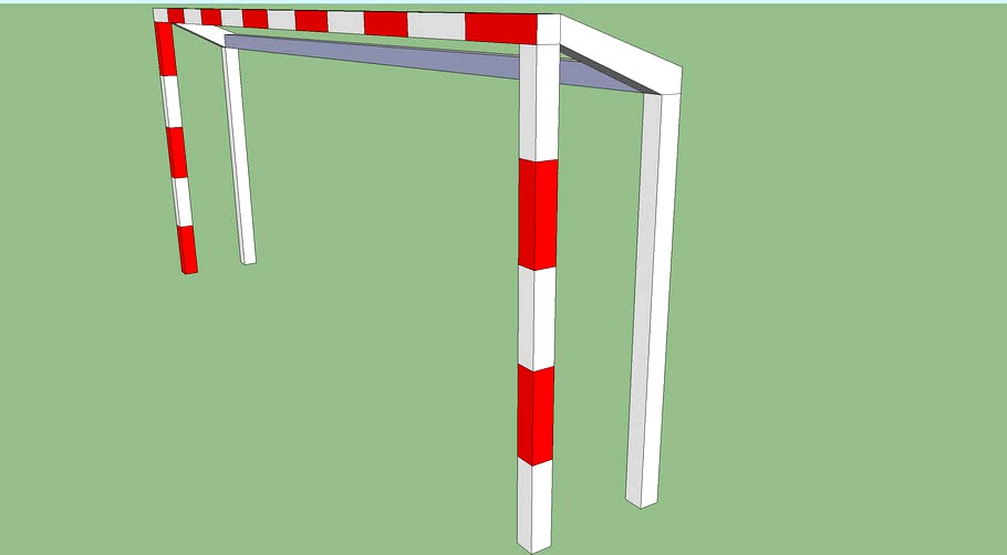 Portería 3d model