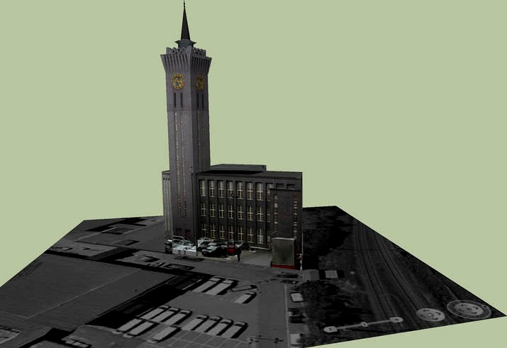 Uhrturm der ehemaligen Maschinenfabrik Schubert & Salzer A.G ...