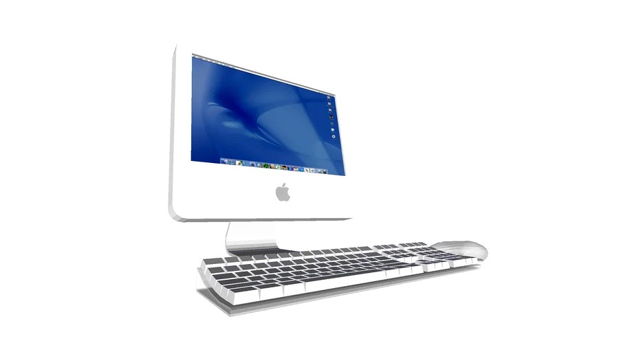 Apple iMac 2004 3d model