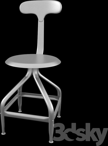 TELEGRAPH screw chair. 3d model