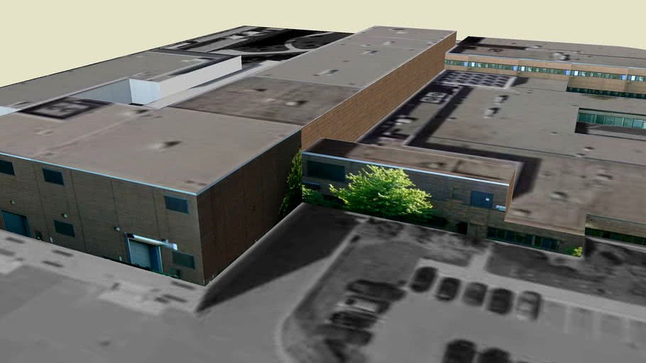National Cyclotron Building 3d model