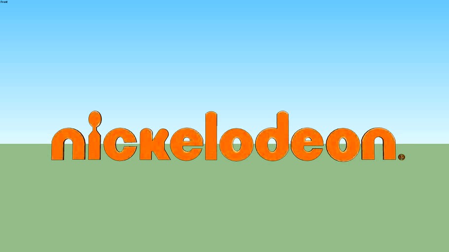 Nickelodeon Logo 3d model