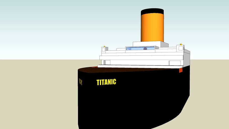 TITANIC,Bow 3d model