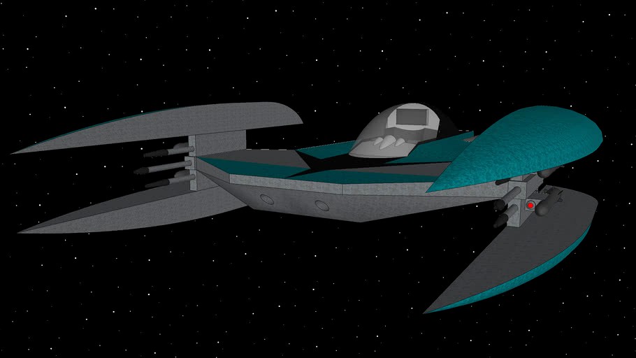 Bandolon Comet Starfighter 3d model