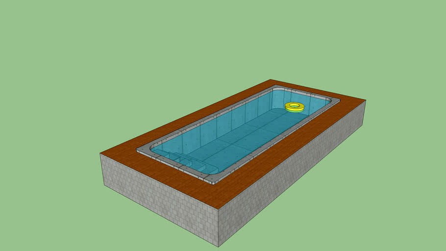 piscine 3d model