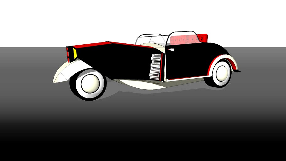 3 Wheeler Hot Rod 3d model