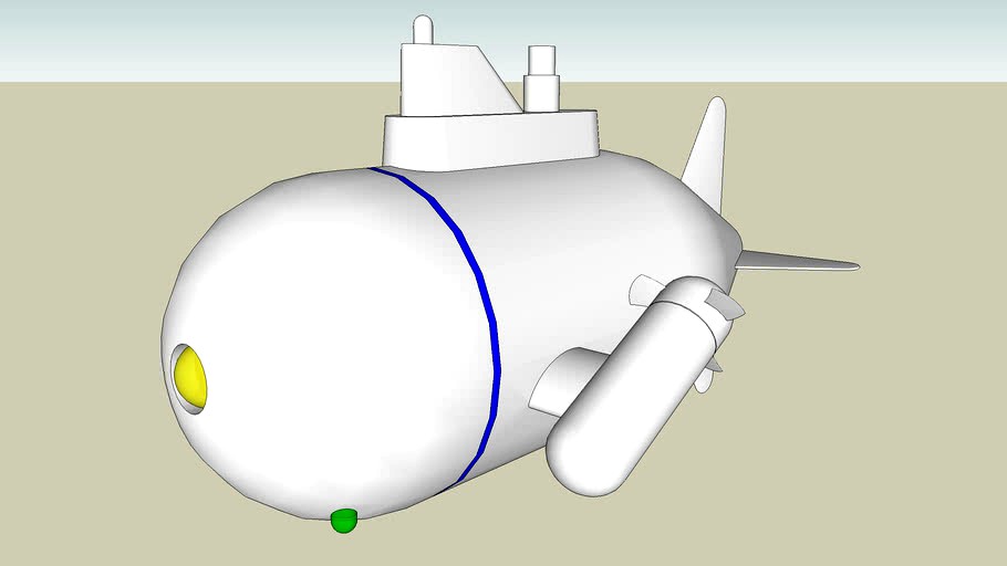Submarine Explorer 3d model