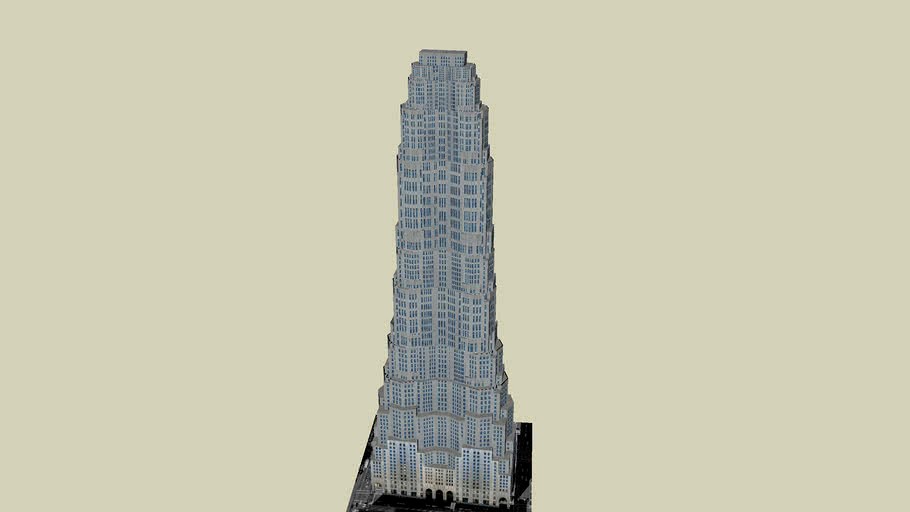 Metropolitan Life North Building (Original Design) 3d model