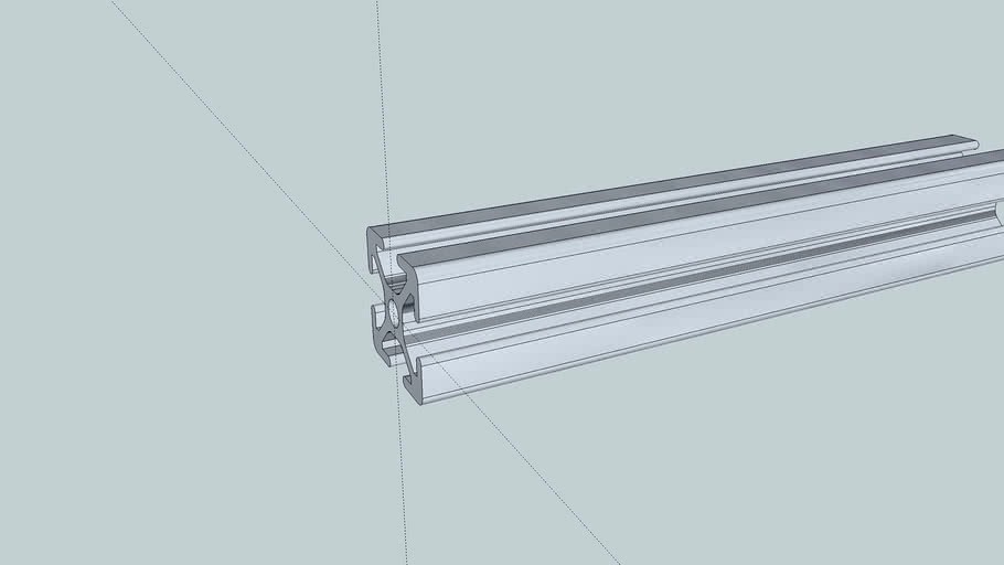 80/20 - 1010 Aluminum Extrusion 3d model