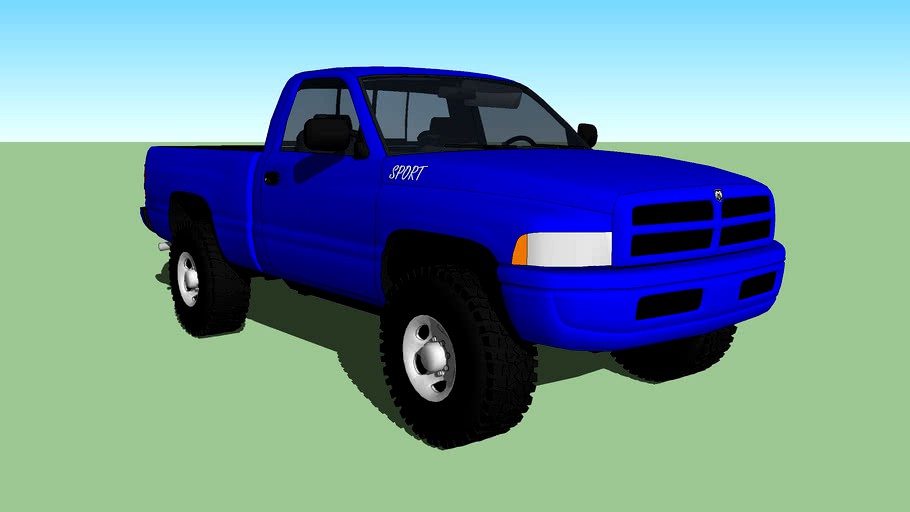 2001 Dodge Ram Sport 3d model