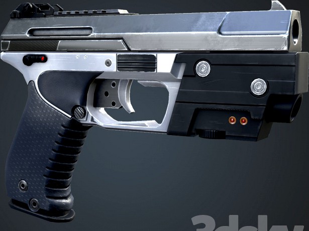 Syndicate Pistol 3d model