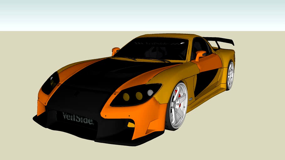 MAZDA RX-7 VEILSIDE 3d model