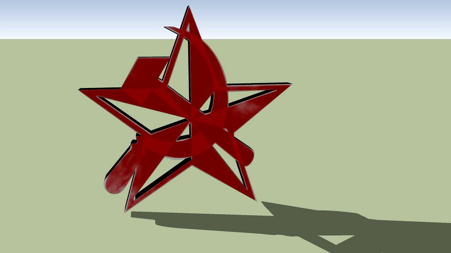 the USSR logo 3d model