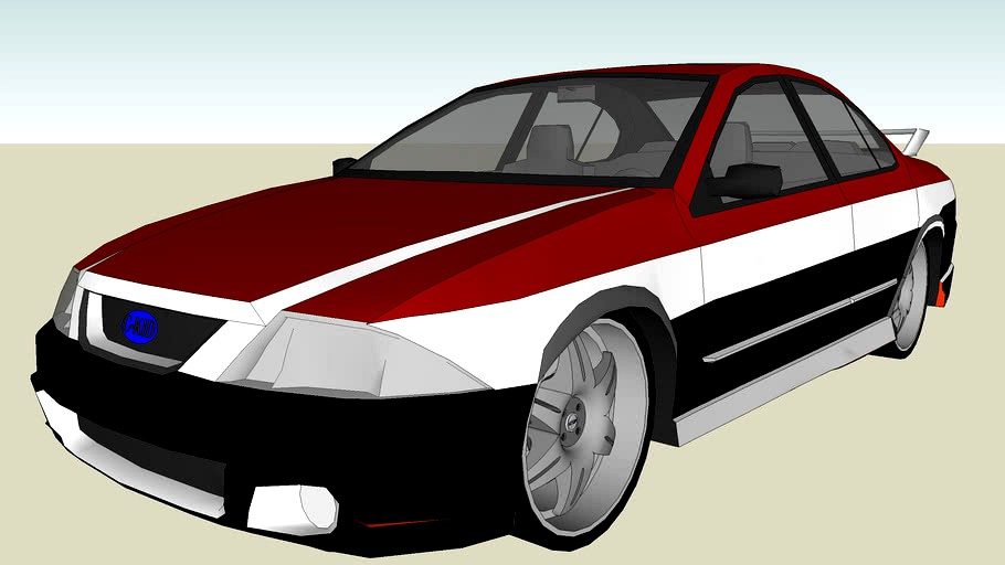 Modified Ford TS50 3d model