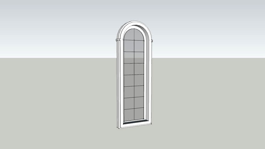 French Style Window 3d model