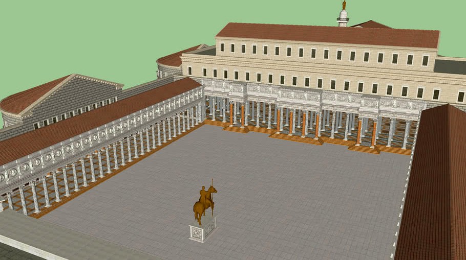 Forum of Trajan 3d model