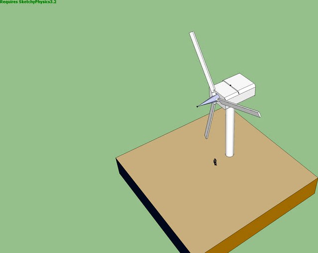 Simple Windmill 3d model