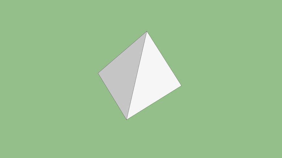 Triangular Pyramid 3d model