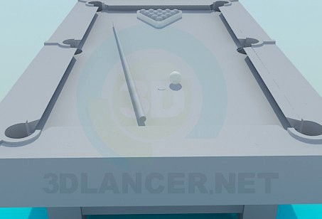 3D Model Billiard table