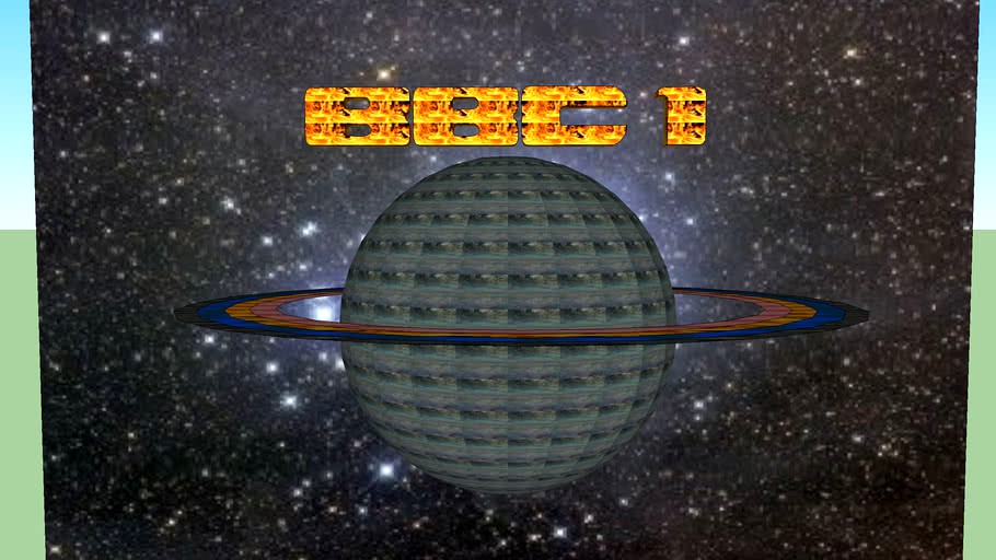 BBC 1 (Reinvented) Globe Logo Ident 3d model