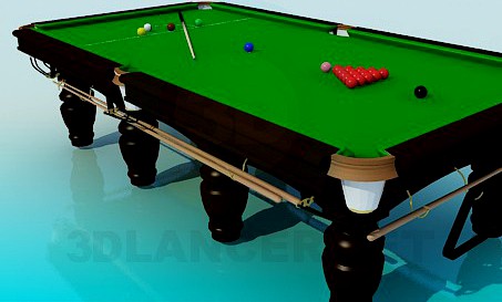 3D Model Billiard table
