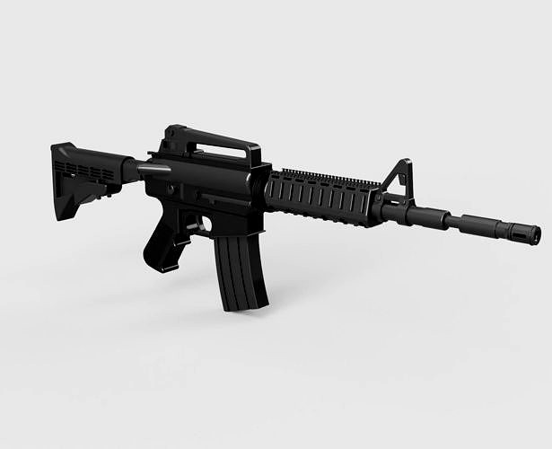Assault rifle 3d model