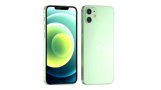 Apple iPhone 12 Green 3d model