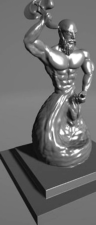 Self Made Man - Bodybuilder | 3D model