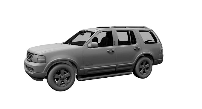 ford explorer car 3d model