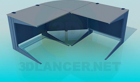3D Model Corner table