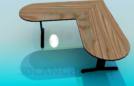 3D Model Corner table