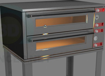 3D Model Pizza Oven