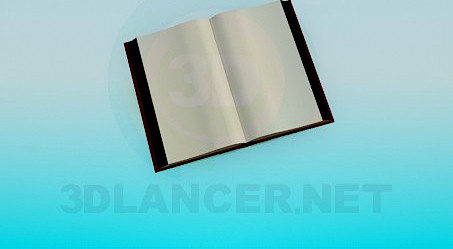 3D Model Open book