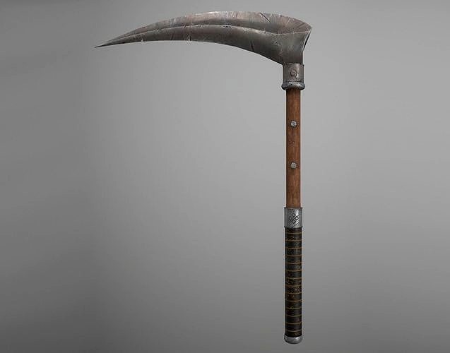 Game Ready Model Sickle 3d
