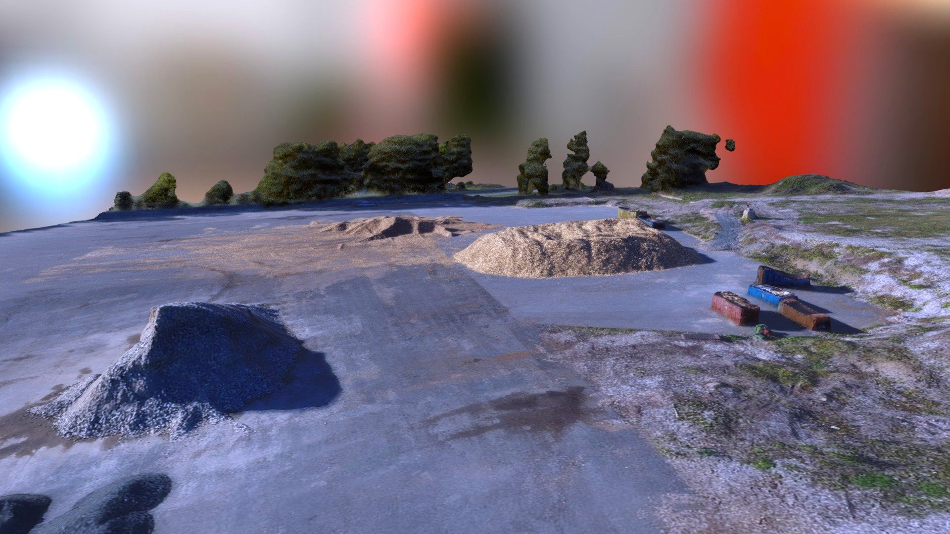 Wood Chips Agisoft 3d model