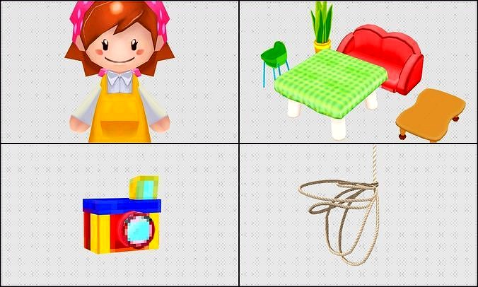 Cartoon - Props 3d model