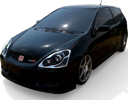 Honda Civic EP3 Type R Facelift Front Bumper - Emir Cakli 3d model