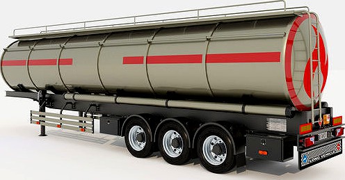 Petrol Tanker 3d model