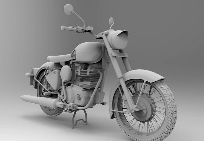 Royal Enfield Classic 350 3d model
