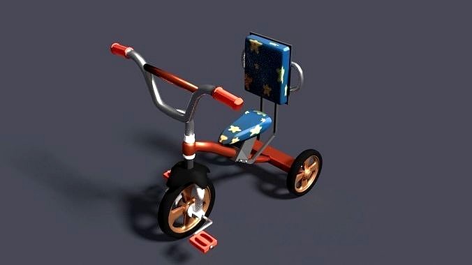 3-wheel bicycle 3d model