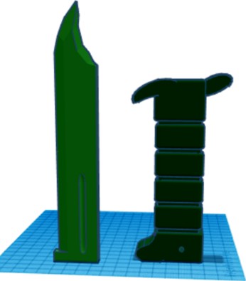 assassination classroom knife by Colb12 3d model