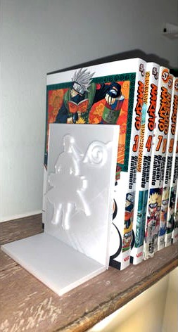 Naruto and Sasuke bookends by MoMoTheSage_ 3d model