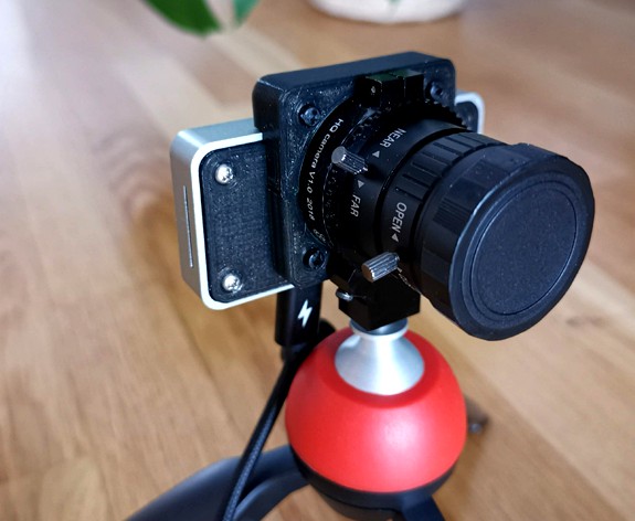 RPI Zero Flirc Case HD Camera Module by hnrk 3d model