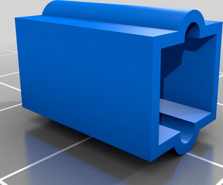 Toslink Connector Cover by mikek587 3d model