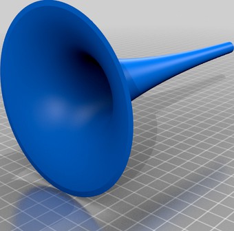 Torricelli 's Trumpet by dominiksklyarov 3d model
