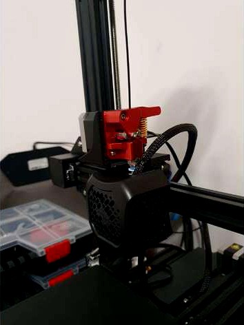 Ender 3 v2 Direct Drive Extruder Mount for dual gear by gondal16 3d model
