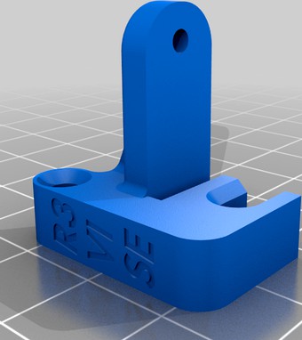 Ender 3 V2 BLTouch Mount by sijosijo11 3d model